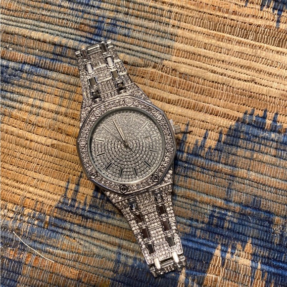 Accessories | Blinged Out Watch | Poshmark